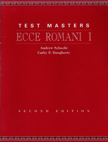 Ecce Romani Level I - Test Masters I (Latin and English Edition ...
