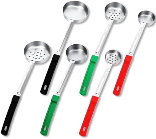 Amazon.com | AOZUO 6 Pcs Portion Control Serving Spoons, 3 Size Portion ...
