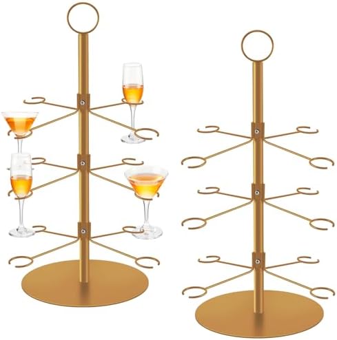 Amazon.com | Cocktail Tree Stand, Wine Glass Flight Tasting Display For ...