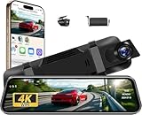 ・ブランド:Jansite・製造元:Jansite・モデル:T363・製造元/メーカー部品番号:T363・📽️ 【最新WiFi機能】Jansiteドライブレコーダー ミラー型に内蔵されたWiFiは、すべてを簡単にします！ SDカードを取り出...