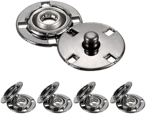 Amazon.com: uxcell 5Pcs Snap Buttons, Metal Invisible Buckle Fasteners ...