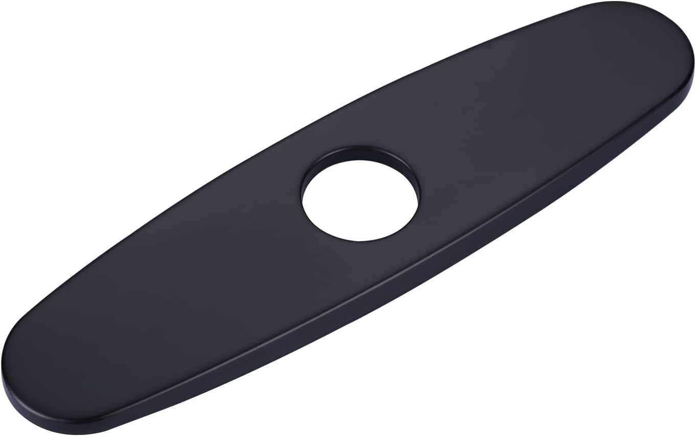 ALEASHA Faucet Plate, Kitchen Sink Cover Stainless Steel Plate for 1 or ...