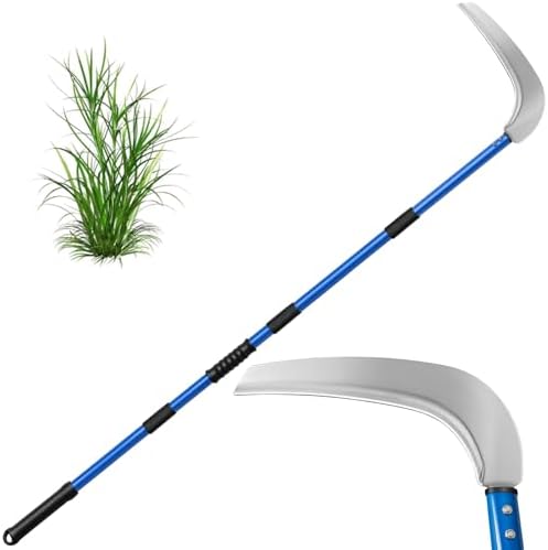 Amazon.com: 12.6'' Scythe Tool for Grass Cutting, 4 Stainless Steel ...