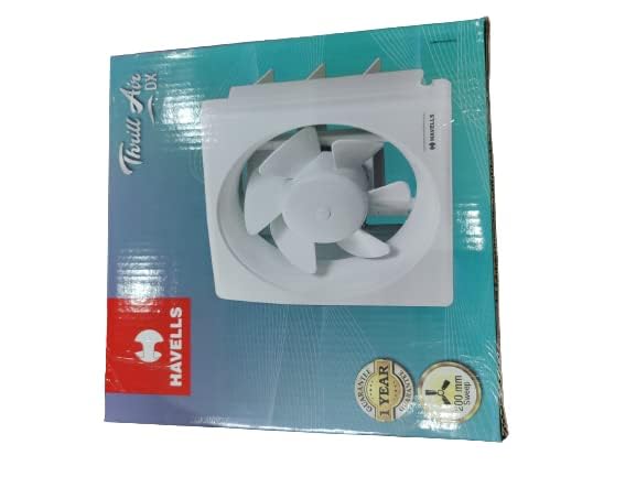 Havells Thrill Air Exhaust Fan | 200mm Sweep Size | 100% Copper Motor ...