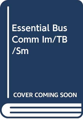 Essential Bus Comm Im/TB/Sm: GUFFEY: 9780324013672: Amazon.com: Books
