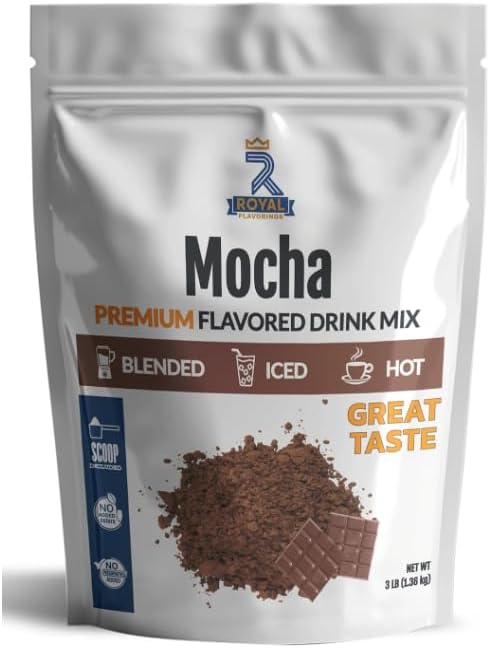 Amazon.com : Royal Flavorings Mocha Premium Flavored Frappe Drink Mix ...