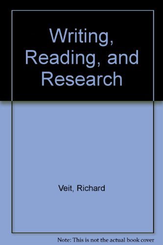 Amazon.com: Writing, Reading, and Research: 9780024229212: Richard Veit ...