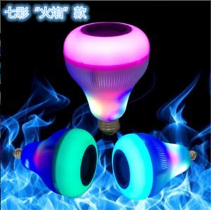 BIG BOOM® 6FA6 Smart RGBW Fire Light Audio Bar LED Music Bulb Wireless ...