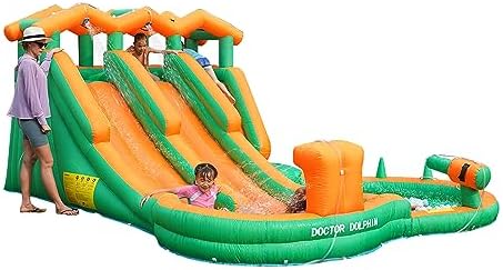 Doctor Dolphin Water Slide Inflatable Slip and Slide Philippines | Ubuy