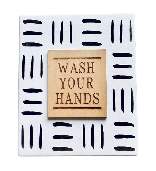 Amazon.com: Wash Your Hands Sign Bathroom Decor Kids Boho - Boho Wall ...