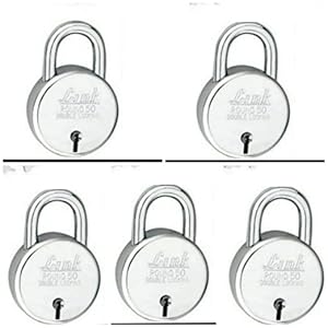 Link Locks Round 50mm Padlock Double Locking System Lever Technology ...
