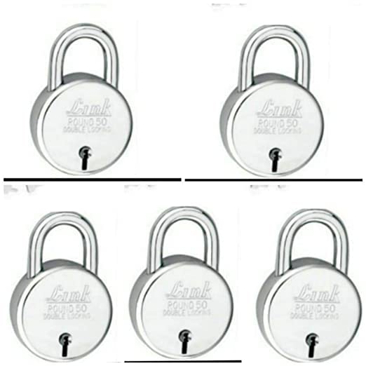 Link Locks Round 50mm Padlock Double Locking System Lever Technology ...