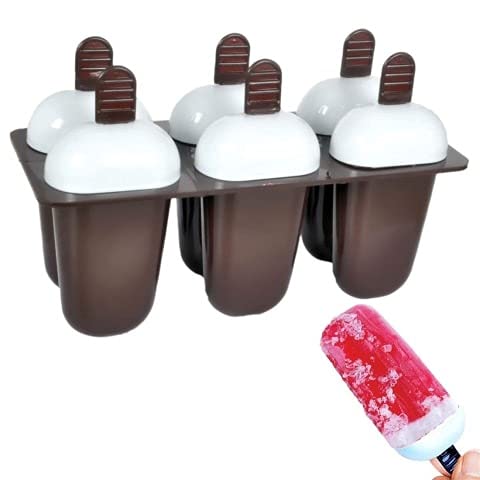 Buy Plastic Kulfi Mould (Assorted,Pack of 6) Online at Low Prices in ...