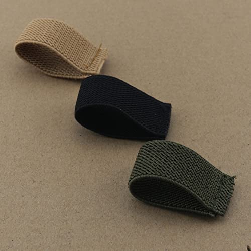 Buy ZCZQC Belt Keeper 6PCS 3Colors Web Belt Elastic Loop Keepers ...