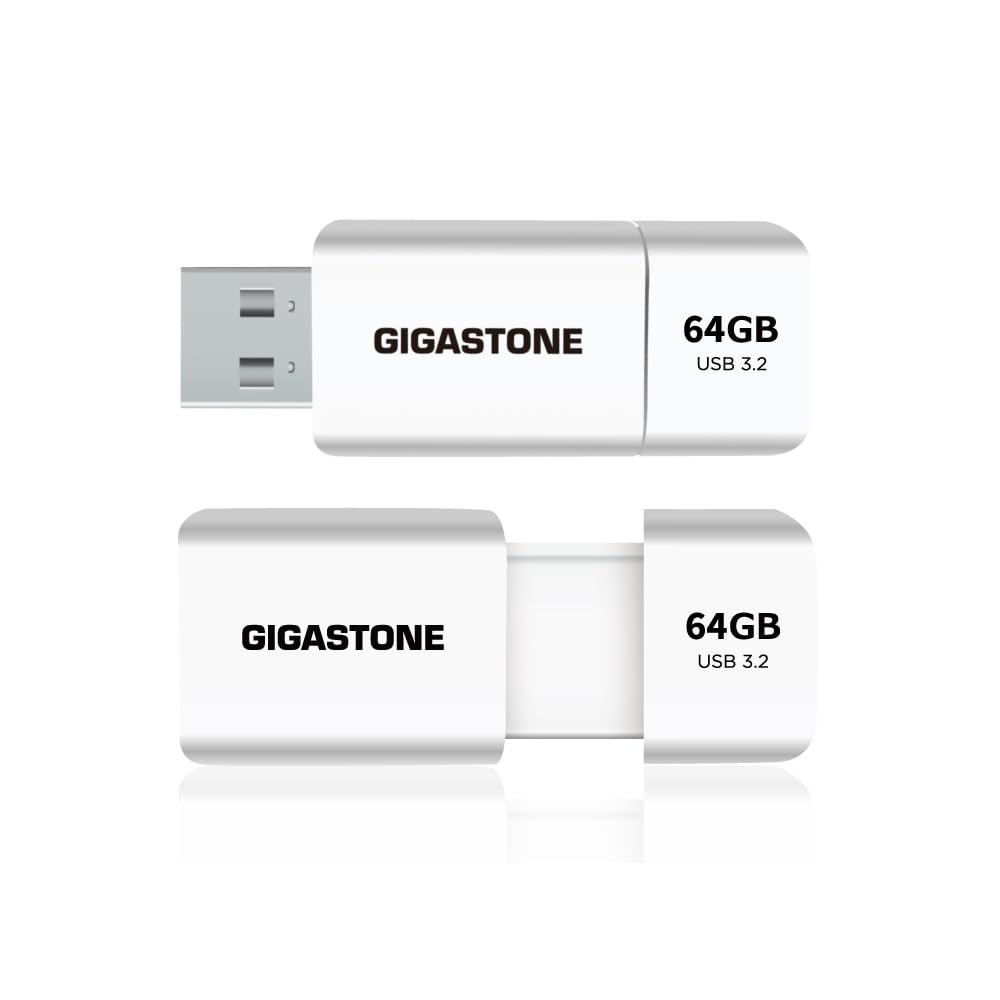 Amazon.com: Gigastone Z60 64GB 2-Pack USB 3.2 Gen1 Flash Drive, Ultra ...
