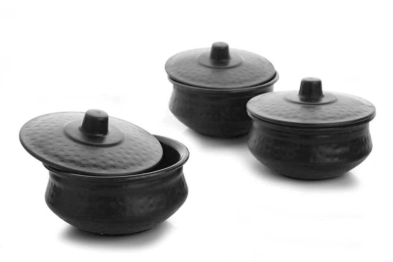 ATOOZED Handi Shape Kitchen Container Food Serving Dining Bowl with Lid ...