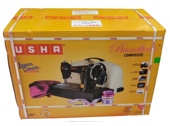 SAHELI Usha Bandhan Hand Sewing Machine With Cover In Attractive Gift ...