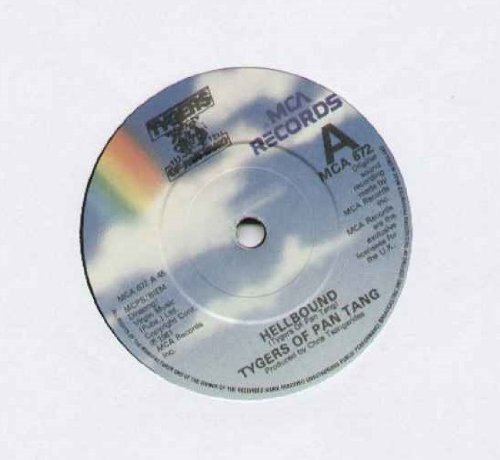 Amazon.com: TYGERS OF PAN TANG - HELLBOUND - limited edition double pack - 7 inch vinyl / 45 ...