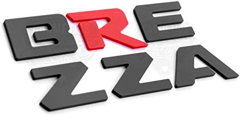 CarMetics BREZZA 3D Letters (3D Stickers 3D Logo 3D Emblem Suzuki ...