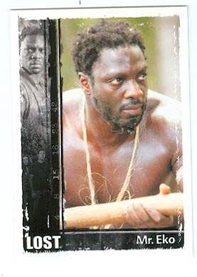 Mr Eko Lost Archives trading card 2010 Rittenhouse #60 Adewale ...