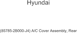 Amazon.com: Genuine Hyundai (85785-2B000-J4) A/C Cover Assembly, Rear ...