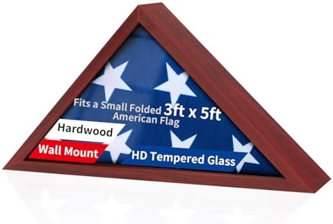 Amazon.com - DecoWoodo Large Military Shadow Box Display Case with HD Tempered Glass ...