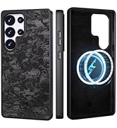 Amazon.com: MONOCARBON Real Forged Carbon Fiber Case for iPhone 15 Pro Max, Premium Minimalist ...