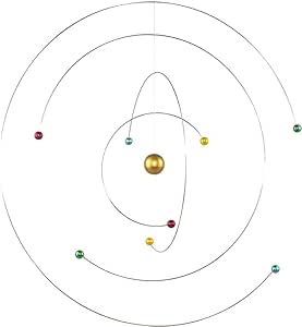 Amazon.com: Tbaoshi Hanging Cosmos Mobile Atom Mobile Planet Orbit ...