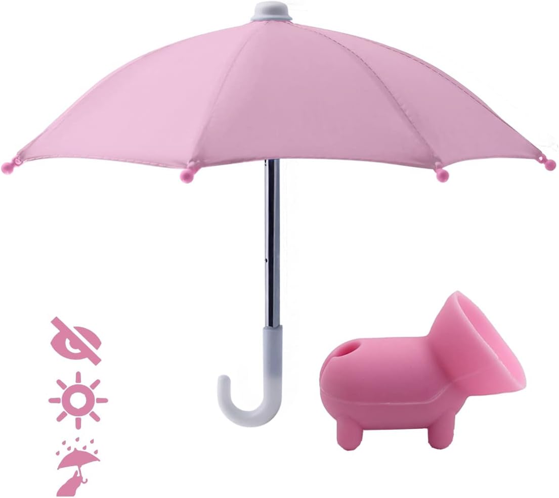 Amazon.com: BEITESTAR Phone Umbrella for Sun, Cell Phone Umbrella Sun ...