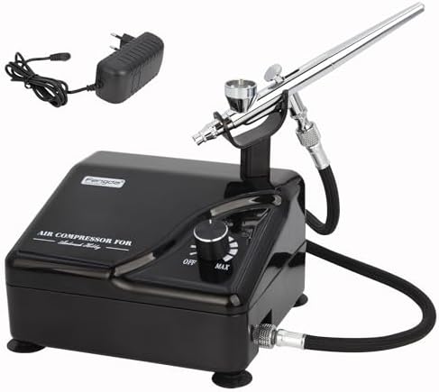 Timbertech Professional Airbrush Kit with Multi-Functional Compressor ...