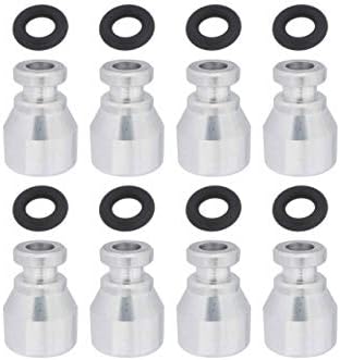 Amazon.com: ICT Billet Fuel Injector Spacer Set of 8 Truck Intake ...