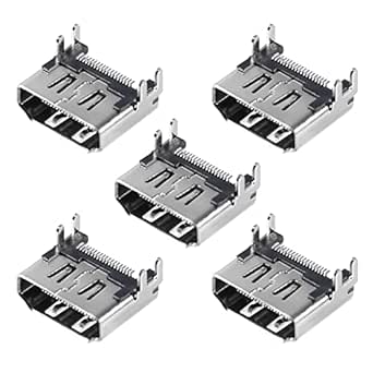 Amazon.com: DIANN 5pcs HDMI Port Socket Interface Connector Replacement ...