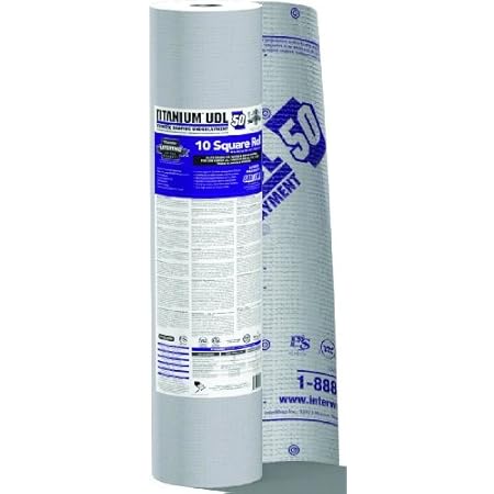 Interwrap Corp Titanium Udl 50 Udl50 Com-Grade Roof Underlayment - Roof ...