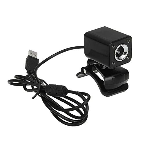 480P 30W 4 LED HD Webcam Camera + USB 2.0 Microphone for Computer PC ...