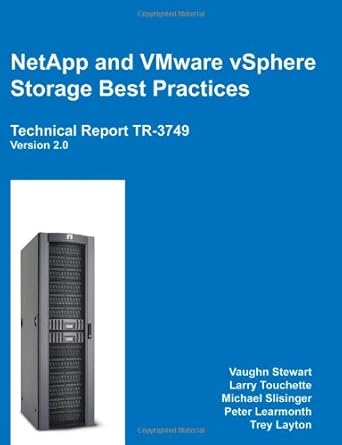 NetApp and VMware vSphere - Storage Best Practices by Stewart, Vaughn (2010) Paperback: Stewart ...