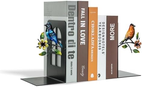 Amazon.com: AELS Boho Macrame Bookends with Tassels, Heavy Duty Metal ...