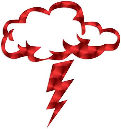 Amazon.com - Storm Cloud Lightning Bolt - Vinyl Decal Sticker - 3.75" x ...