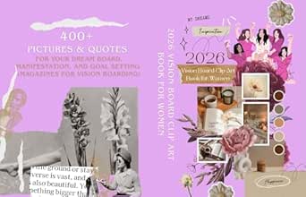 2026 Vision Board Clip Art Book for Women: 400+ Pictures & Quotes for ...