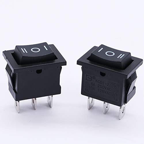 Snapklik.com : Mxuteuk 5pcs Self-locking 3 Position Rocker Switch ON ...