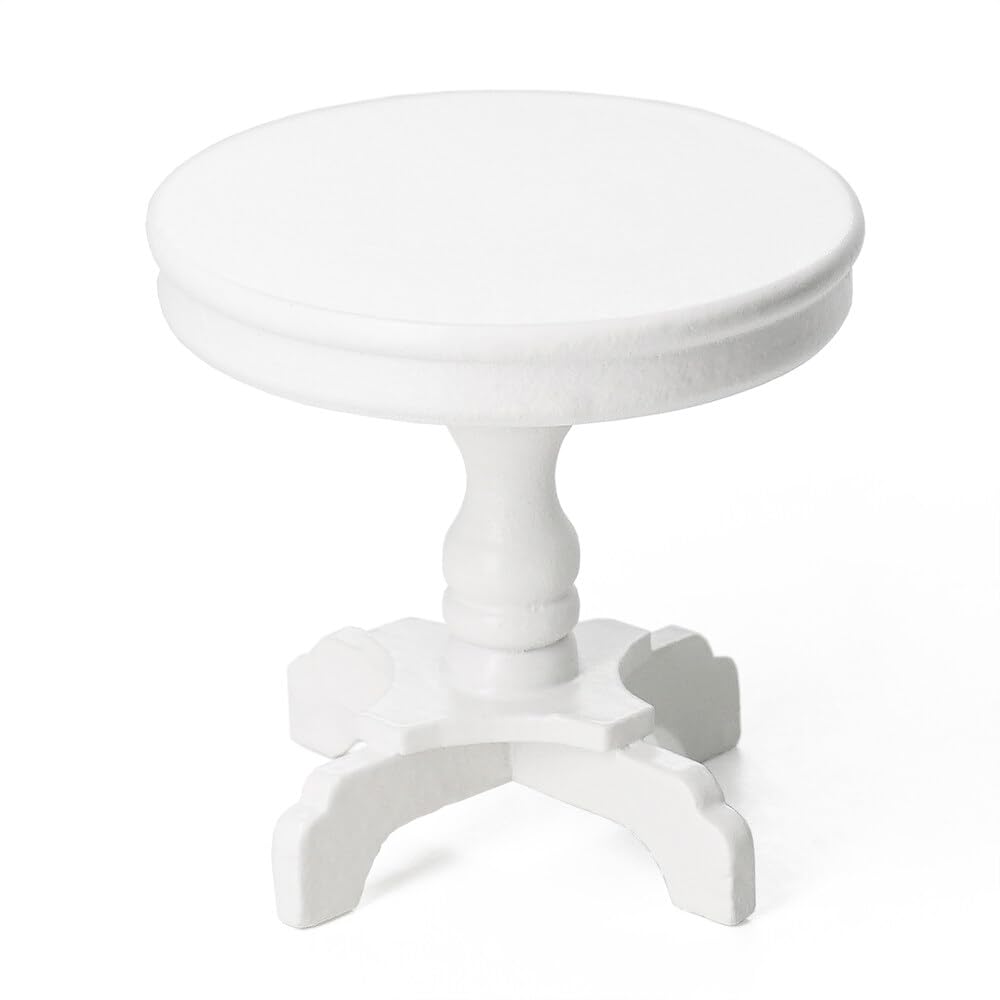 Amazon.com: Odoria Dollhouse Side Table Miniature: 1/12 Scale End Table ...