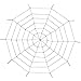 Amazon.com: Giant Rope Web - 5'x5' - Spooktacular Black Spider Web ...