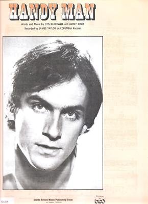 Sheet Music Handy Man James Taylor 187: Amazon.com: Books