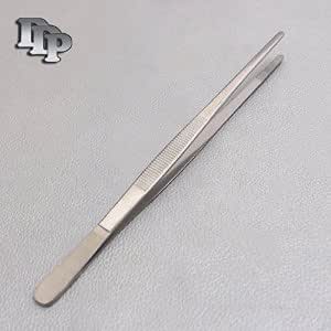 DDP Forceps Large Stainless Steel 10 INCH Blunt Serrated Ends : Amazon ...