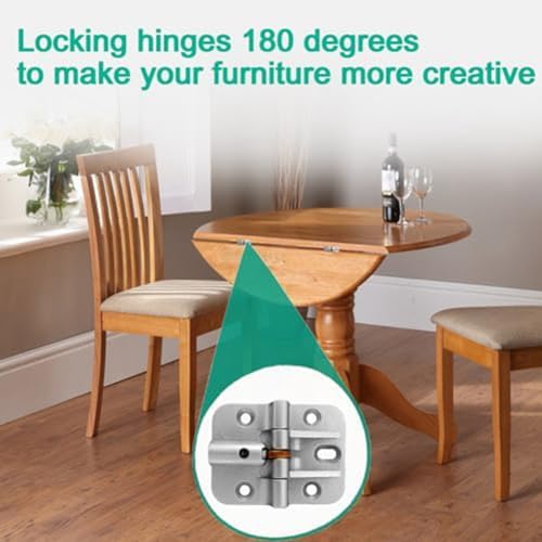 Comphic Adjustable 180 Degree Hinge, Locking Hinge Folding Hinge ...