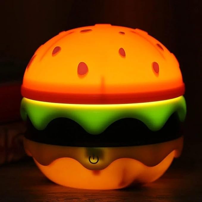 Buy RG Table Lamp - Burger Design Desk Light for Kids & Adults ...