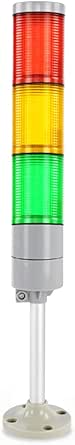 Amazon.com: Tower Light IP65 Waterproof Stack Light with Round Bottom LED 3 Layers Machine ...