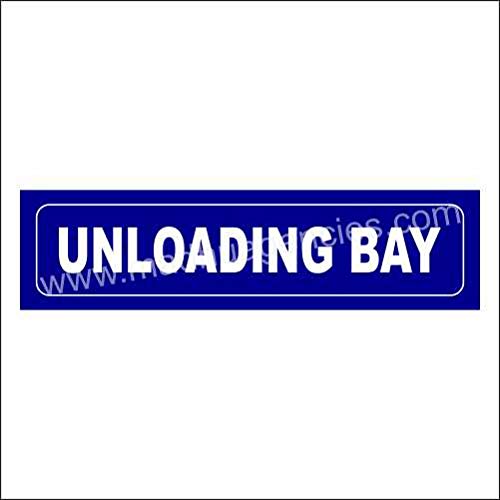 Unloading Bay Sign Board in 3mm Thick Foam Sheet (12" X 3") : Amazon.in ...
