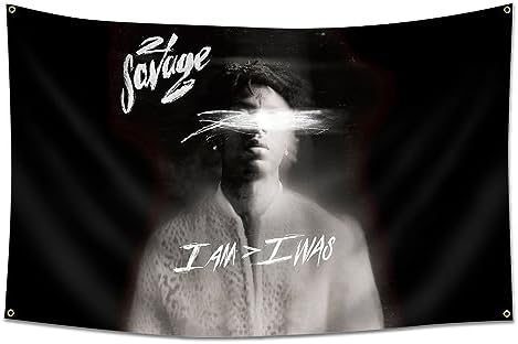 Amazon.com: Flgsuitall 21 Savage Flag Tapestry 3x5 Feet Funny Poster ...