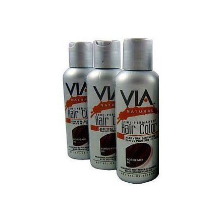 Amazon.com : Via Hair Color-Jet Black 4 oz. : Chemical Hair Dyes ...
