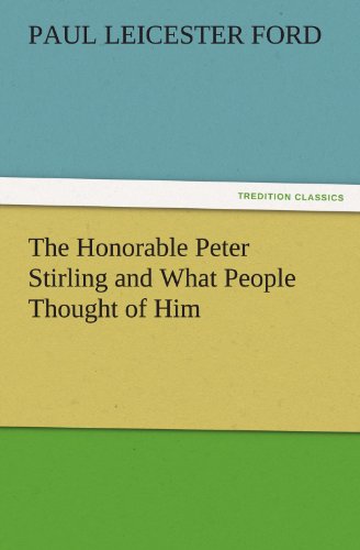 『The Honorable Peter Stirling and What People Thought of - 読書メーター